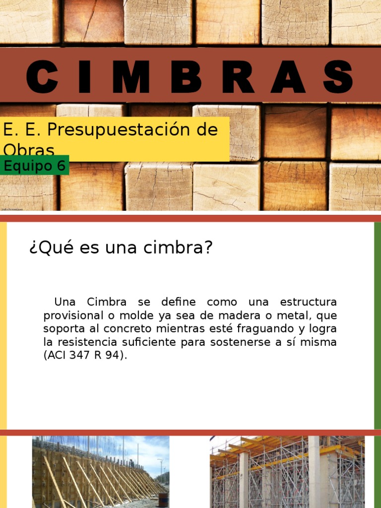 Qué Es Una Cimbra | PDF | Hormigón | Acero