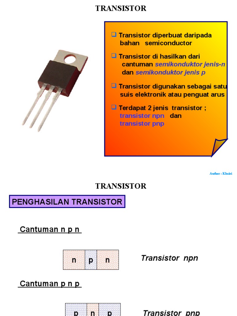 23 Transistor | PDF | Transistor Sambungan Dwikutub | Resistansi dan ...