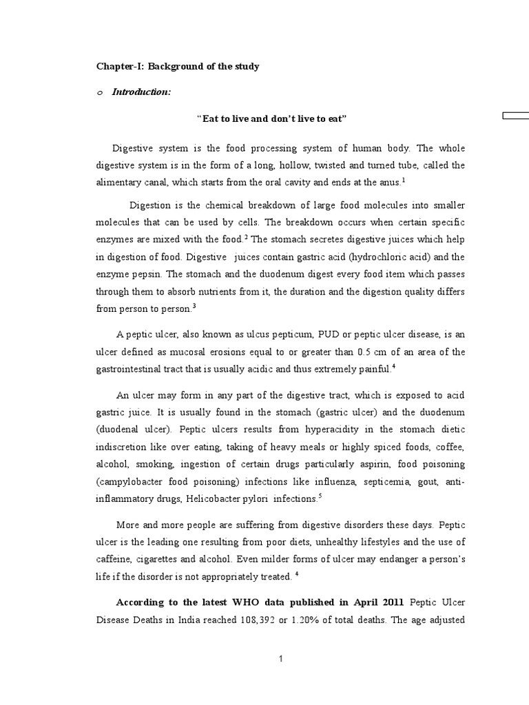 A Study To Assess The Effectiveness of Self Instructional Module Regarding Knowledge of Peptic ...