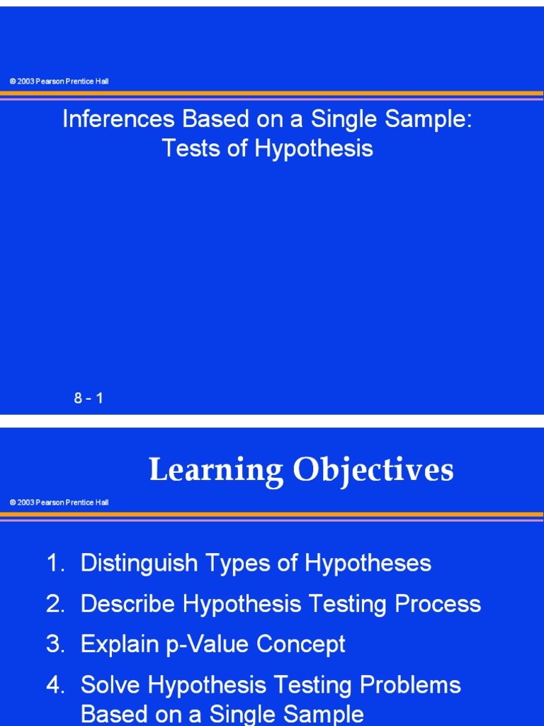 Hypos Testing | Statistical Hypothesis Testing | P Value