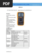 Digitech QM1529 Multimeter Manual | PDF
