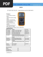 Digitech QM1529 Multimeter Manual | PDF
