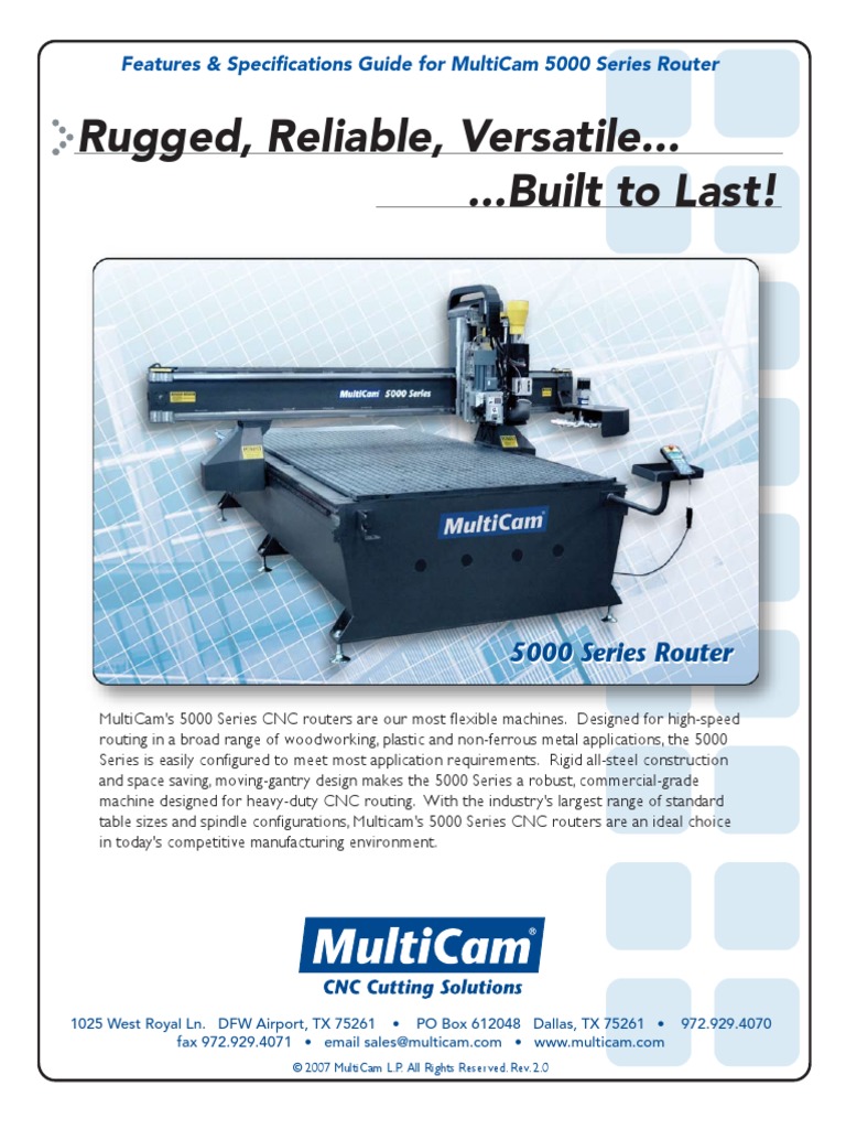 Rugged, Reliable, Versatile... ... Built To Last!: Features ...