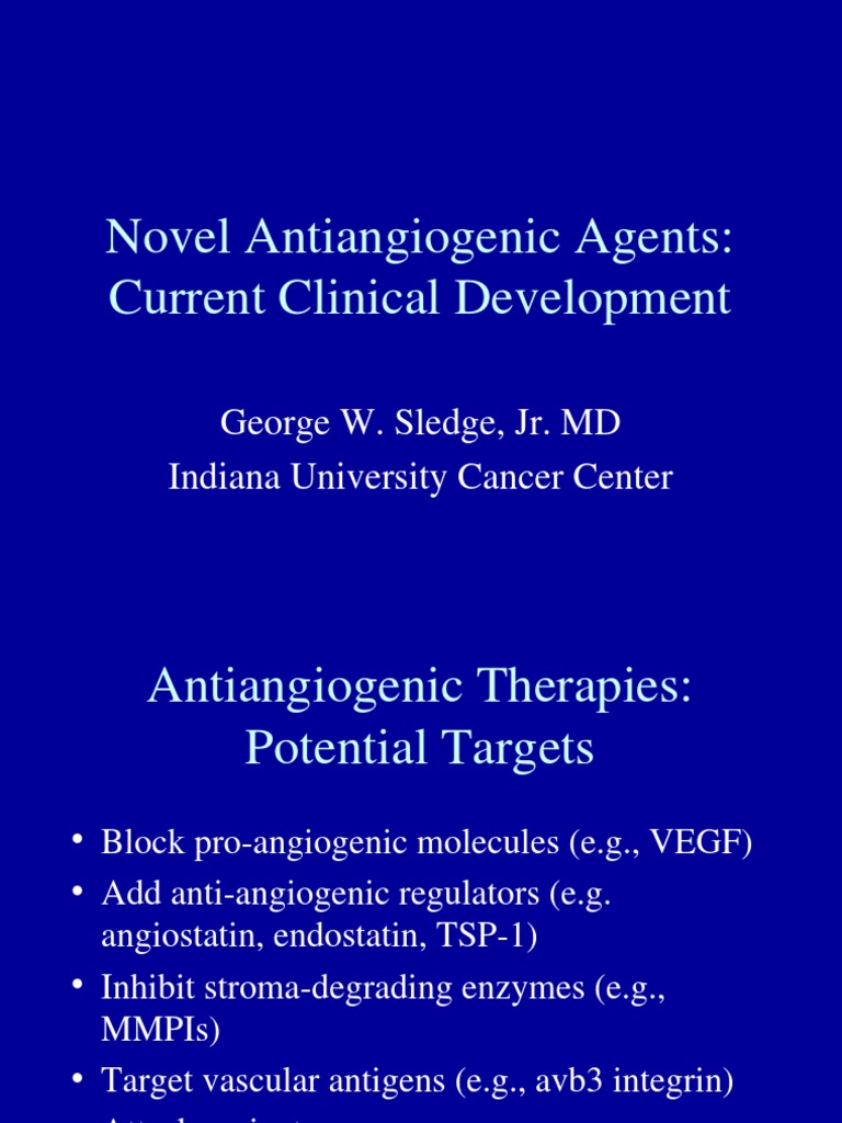 DR Sledge | PDF | Vascular Endothelial Growth Factor | Angiogenesis