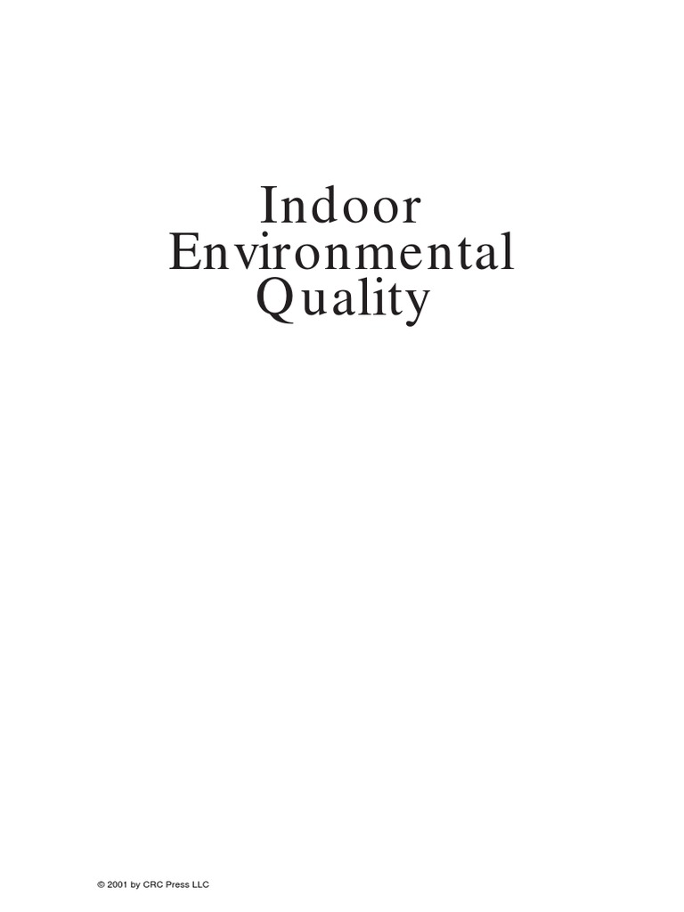 Indoor Environmental Quality | PDF | Basement | Hvac