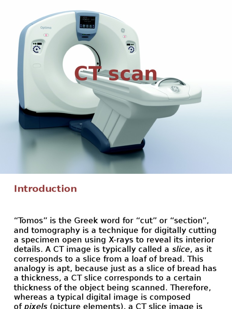 CT Scan PPT (DJ) | PDF | Ct Scan | X Ray