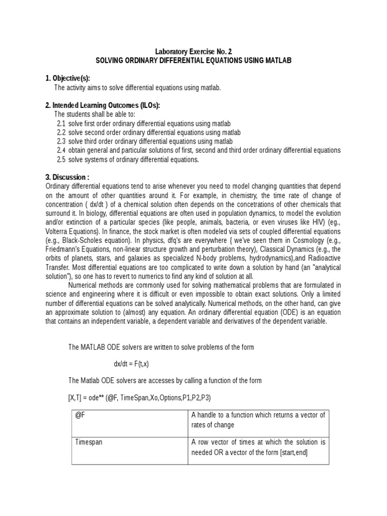 Computer Application For Chemical Engineering | PDF | Ordinary ...