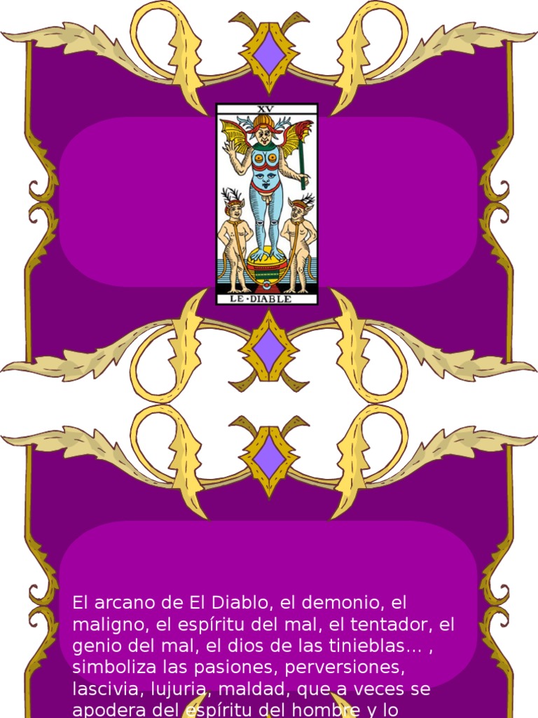 El Diablo | PDF | Diablo | Tarot