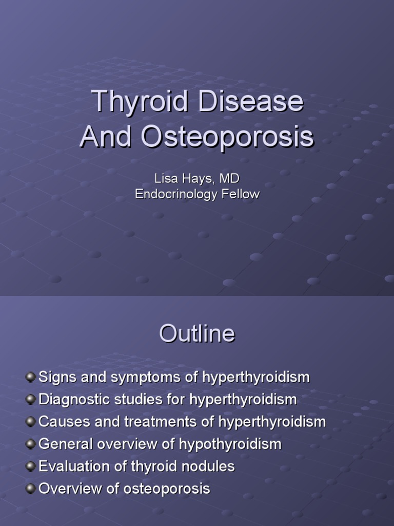 Thyroid Disease and Osteoporosis | Osteoporosis | Thyroid
