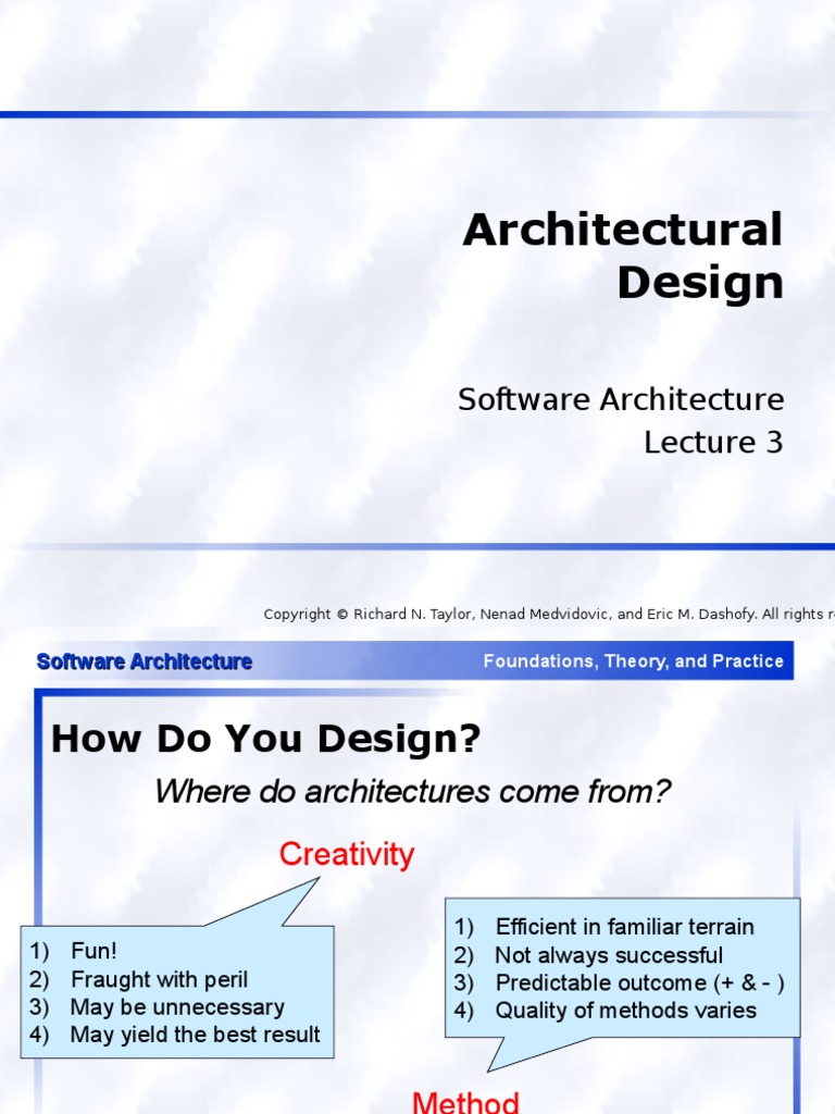 Architectural Design | PDF | Model–View–Controller | Software Architecture