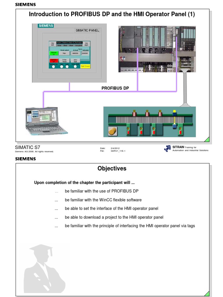 10 - Introduction To PROFIBUS DP and The HMI Operator Panel | PDF ...