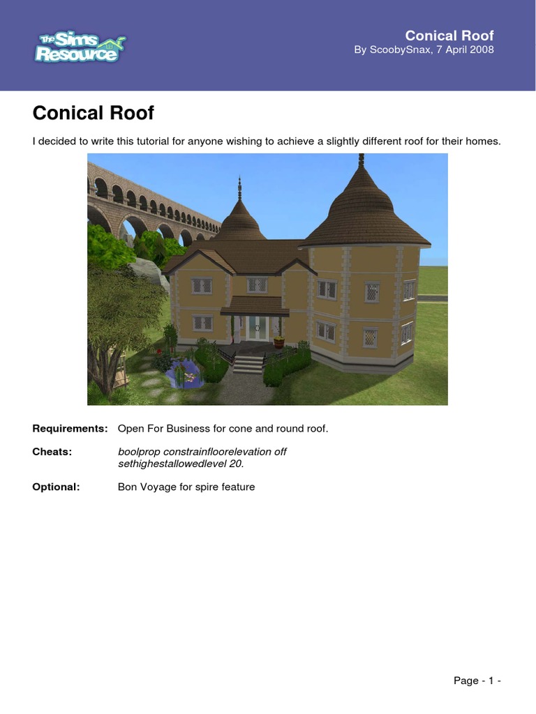 How To Make A Conical Roof | PDF | Stairs | Architectural Design
