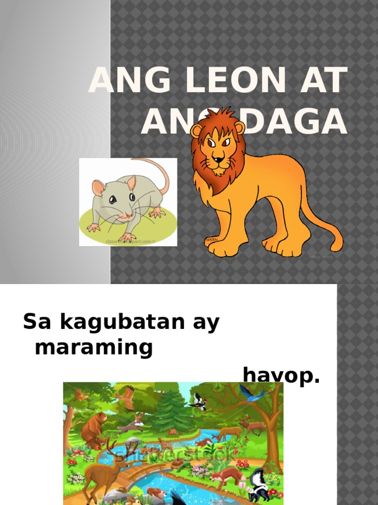 Ang Leon at Ang Daga | PDF