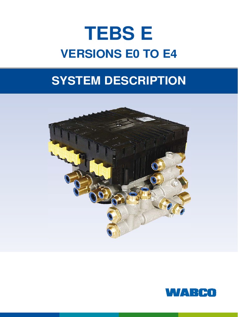 Wabco Tebs e | Anti Lock Braking System | Suspension (Vehicle)