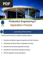 Separator Vessel Selection and Sizing | PDF | Filtration | Liquids