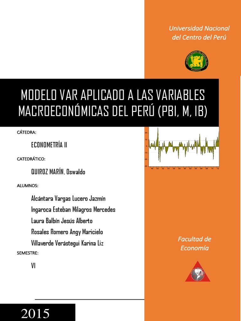 Modelo Var | PDF | Producto Interno Bruto | Deuda gubernamental