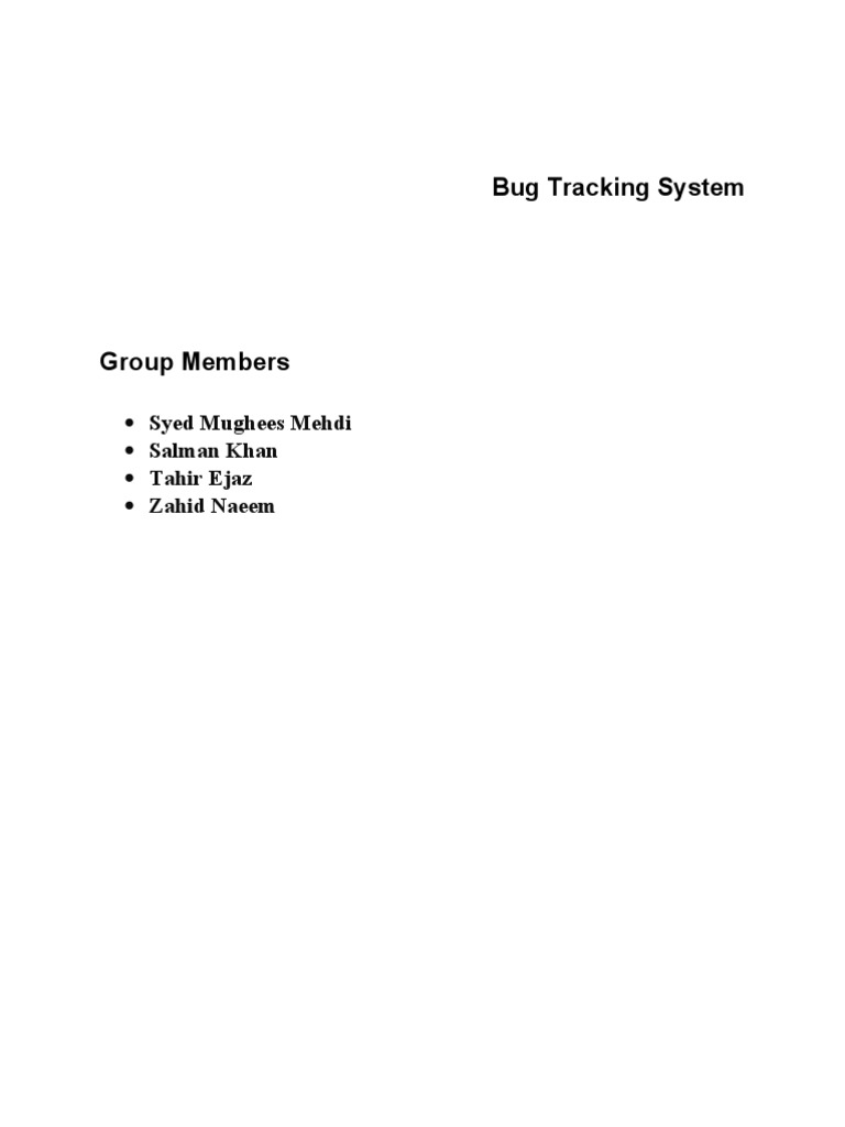 Defect Tracking System | PDF | Databases | Software Testing