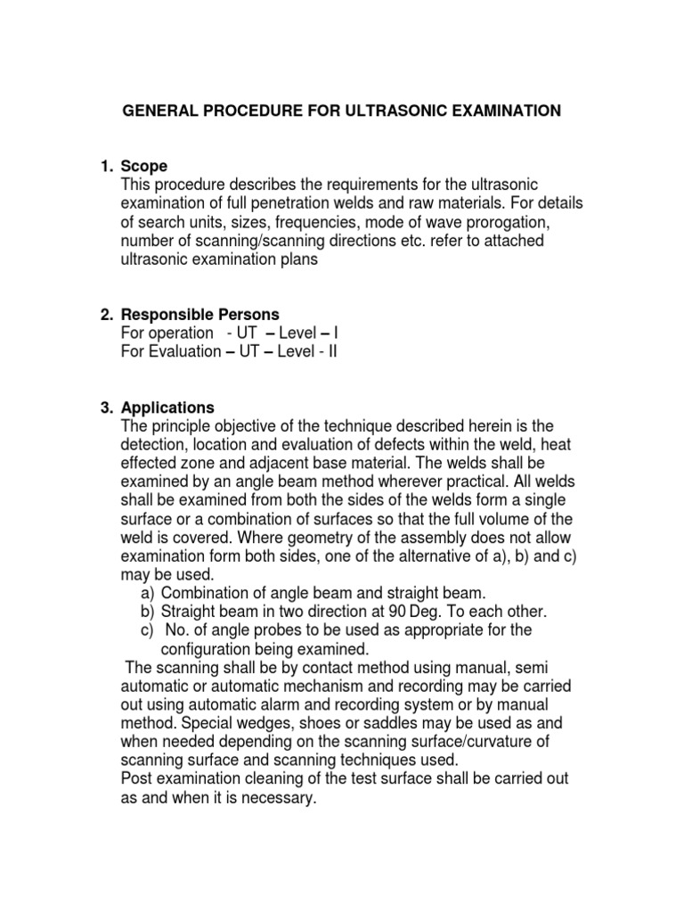 Ut - Gen Proce-API RP 2x | PDF | Ultrasound | Welding