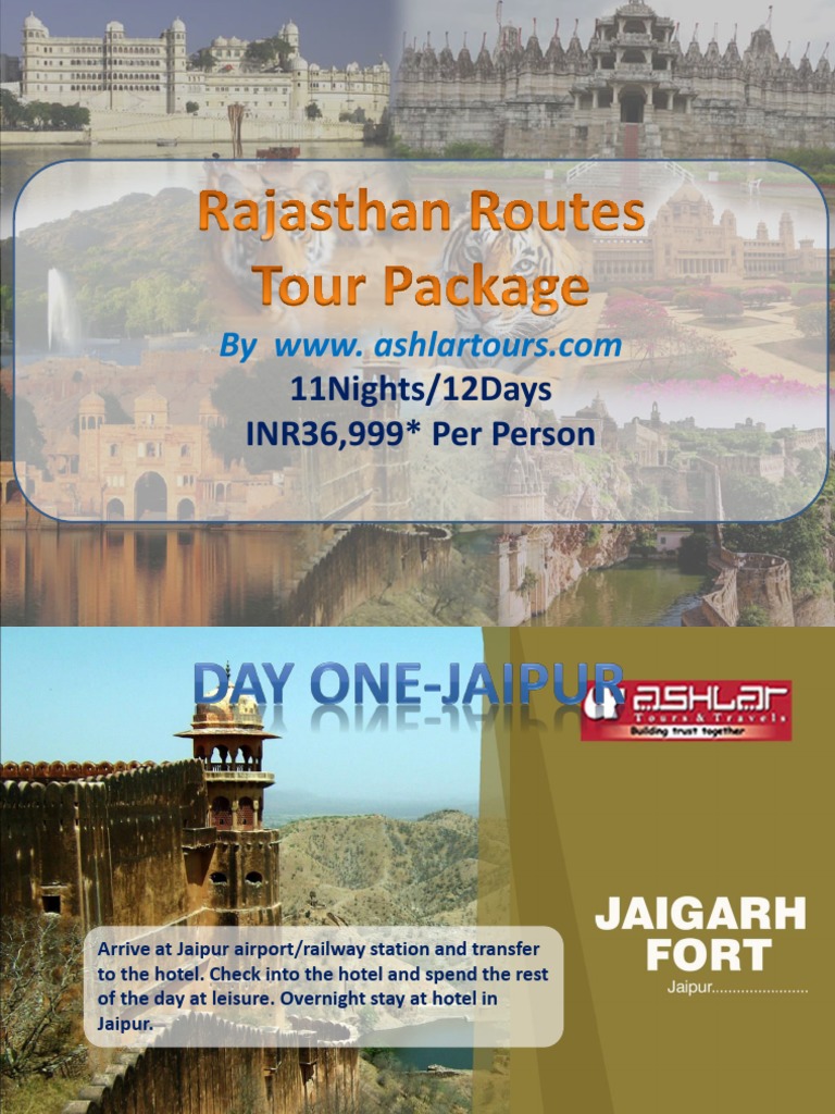 Rajasthan Routes Tour Package | PDF | Tourism And Leisure | Leisure
