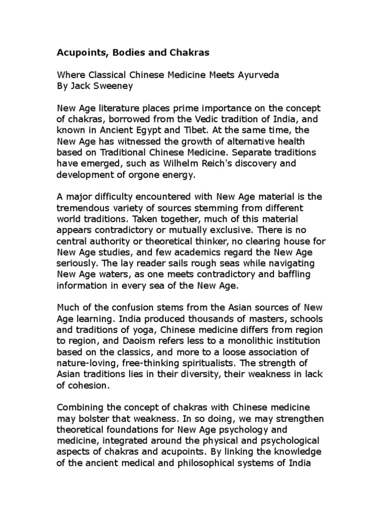 Acupoints | PDF | Chakra | Traditional Chinese Medicine