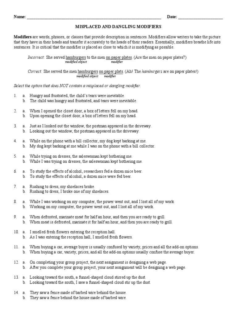 2 Modifiers | PDF
