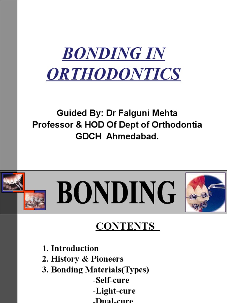 Orthodontic Bonding Techniques Overview | PDF | Dental Composite ...