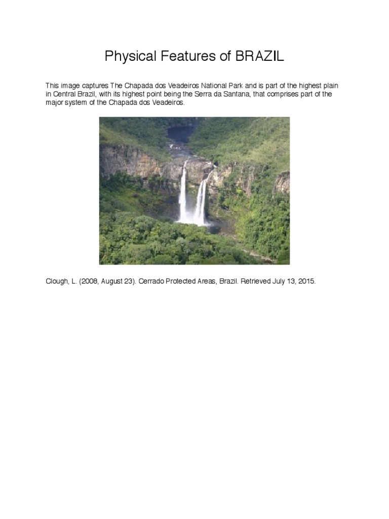 Physical Images of Brazil1 | PDF