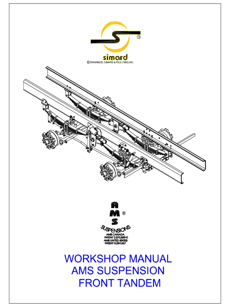 Simard Workshop Manual | PDF | Axle | Steering