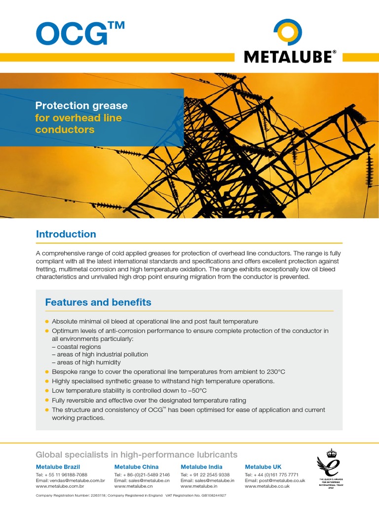 OCG Product Range | PDF | Petroleum | Materials