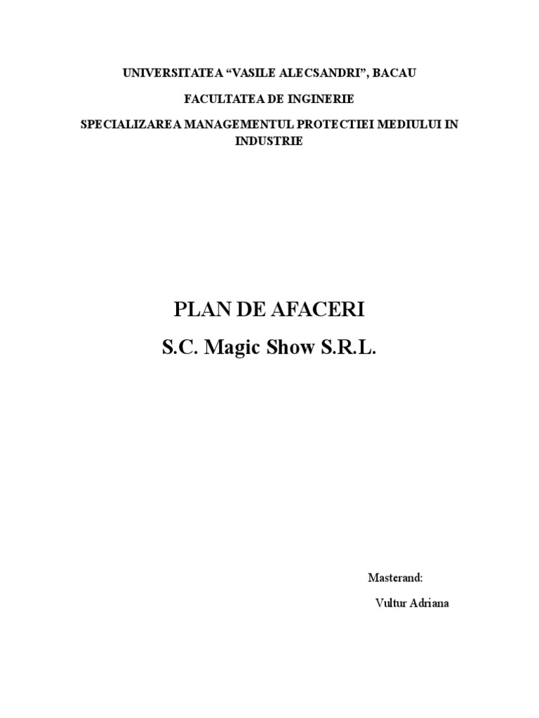 ADRIANA Proiect VSR | PDF