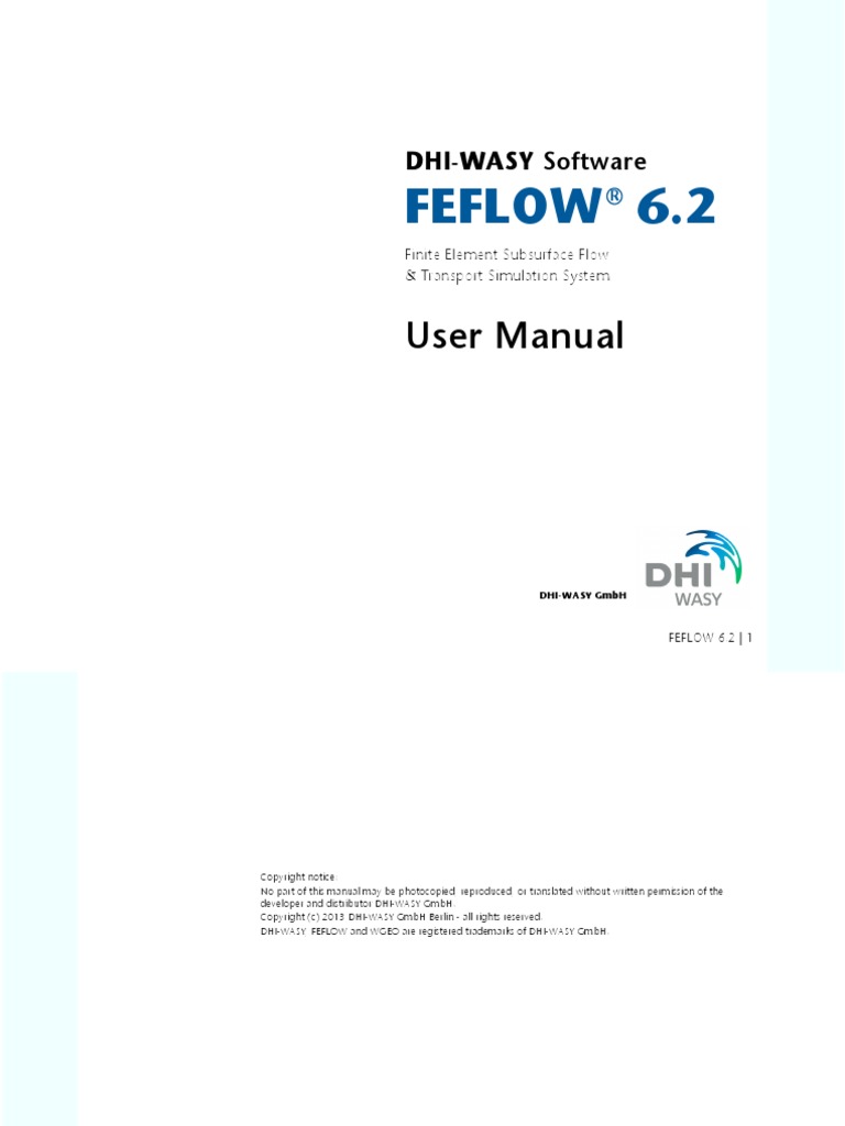 Manual Feflow6.2 Ingles | PDF | Graphical User Interfaces | Window (Computing)