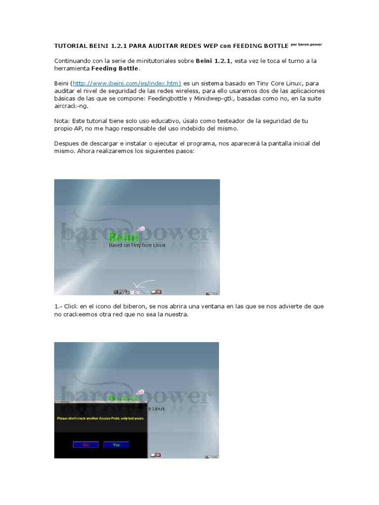 Tutorial Beini 1 | PDF | Software | Informática