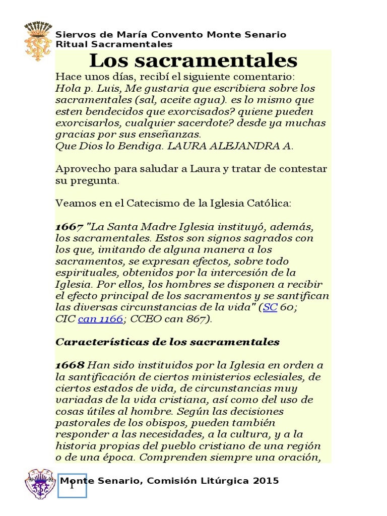 Los Sacramentales Ritual | PDF | Religiones mediterráneas antiguas ...