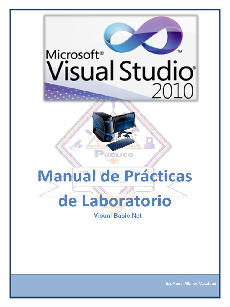 Manual de Practicas de Visual Basic 2010 | PDF | Básico | Entorno de desarrollo integrado