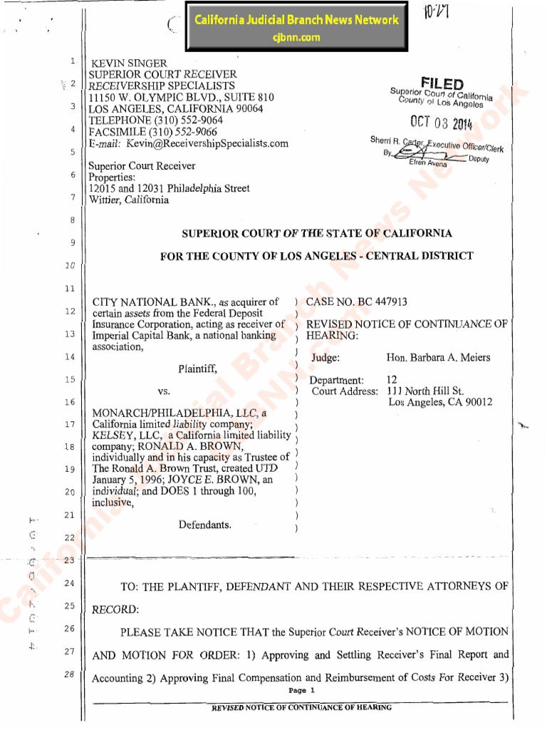 UPL Los Angeles County Judge Barbara A. Meiers Aiding and Abetting ...