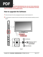 Samsung TV Firmware Update Guide | PDF | Computer File | Usb