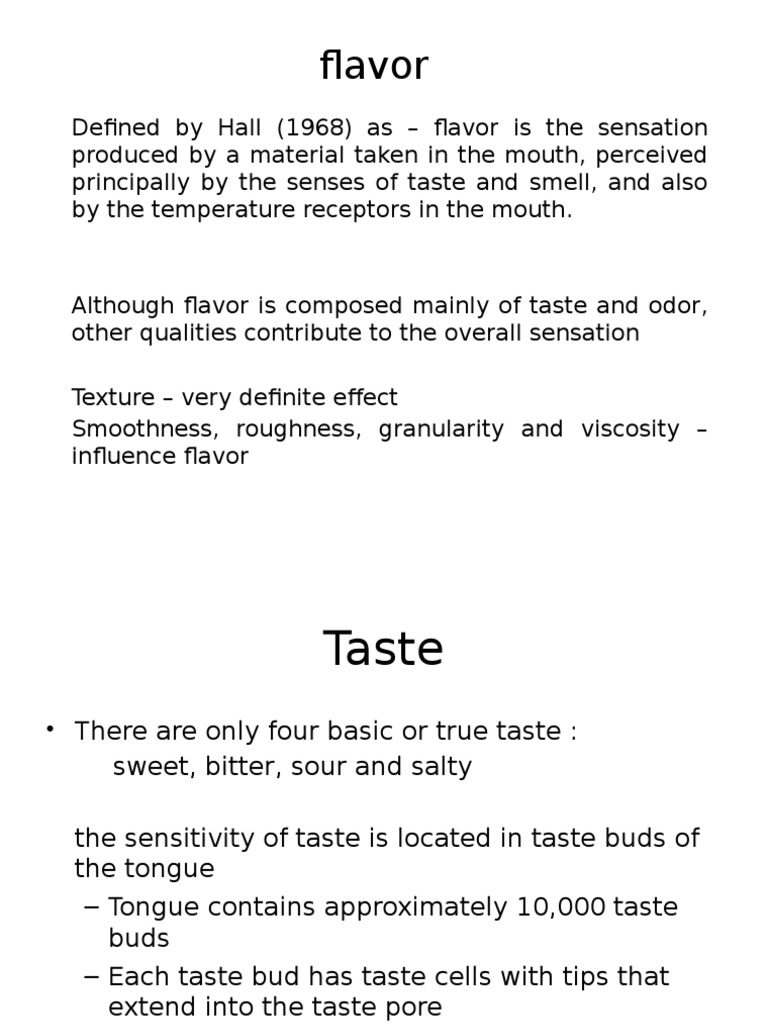 Taste Perception - 18 & 19 | PDF | Taste | Stimulus (Physiology)