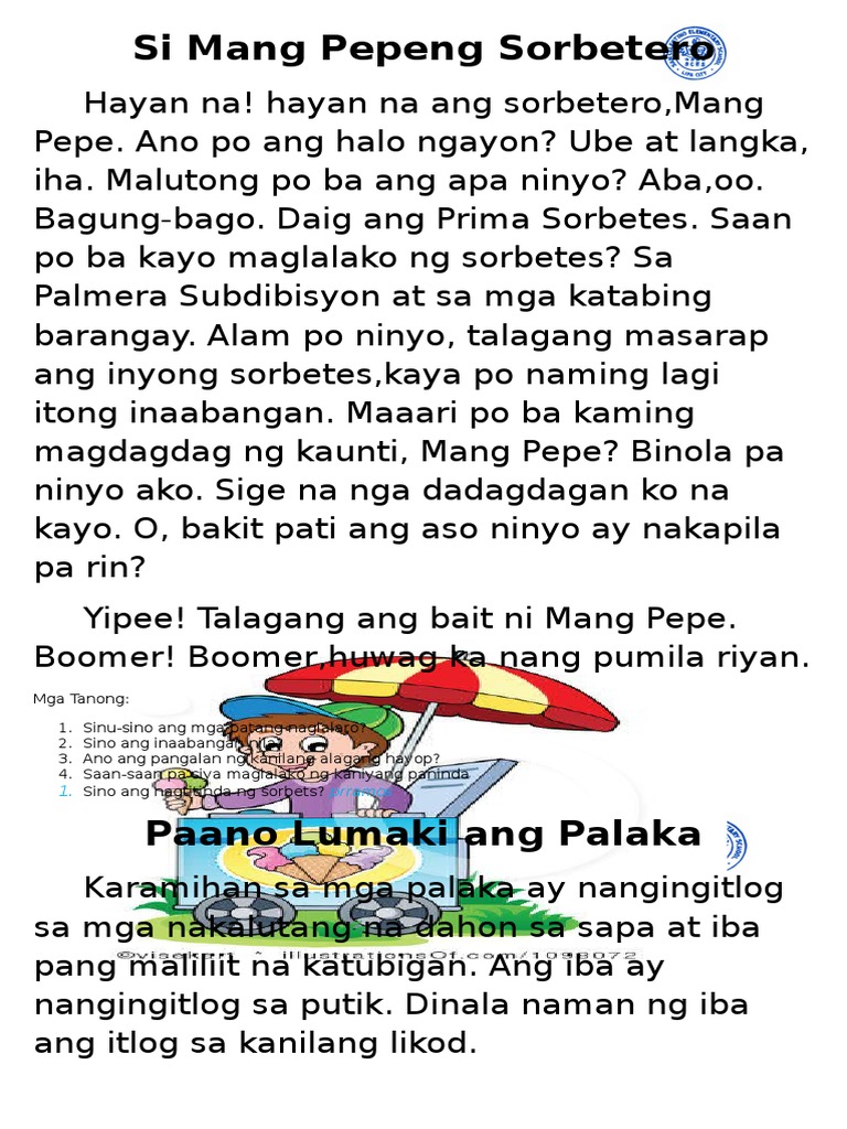 Si Mang Pepeng Sorbeter1 | PDF