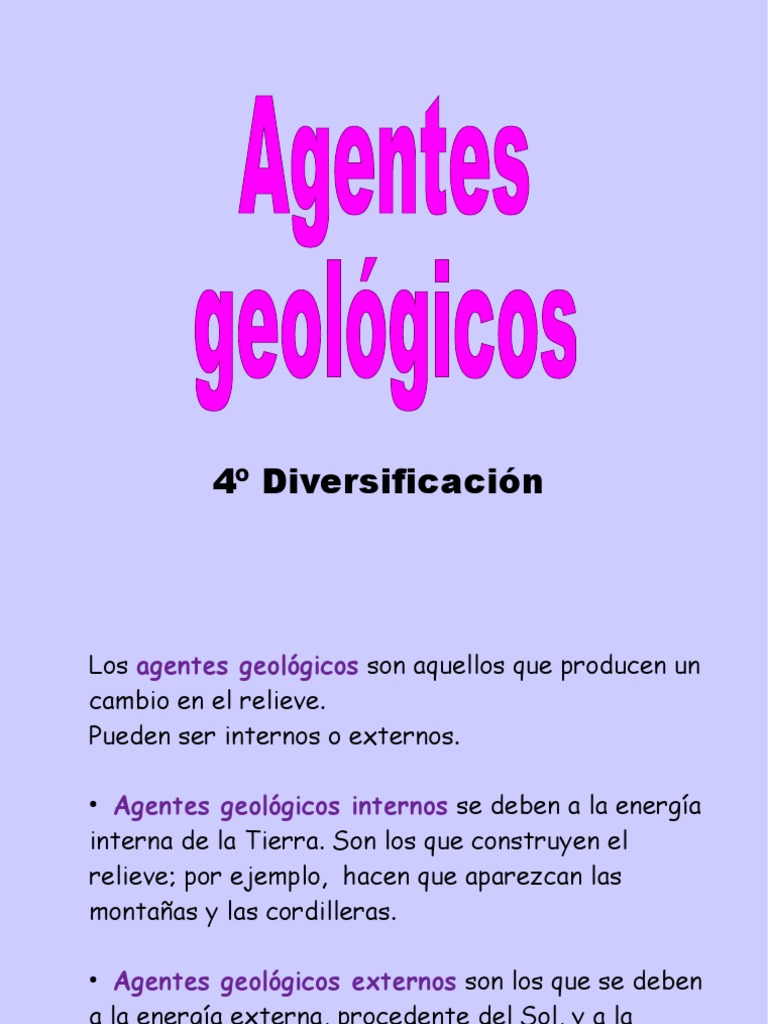 Agentes Geológicos | PDF | Placas tectónicas | Roca (geología)