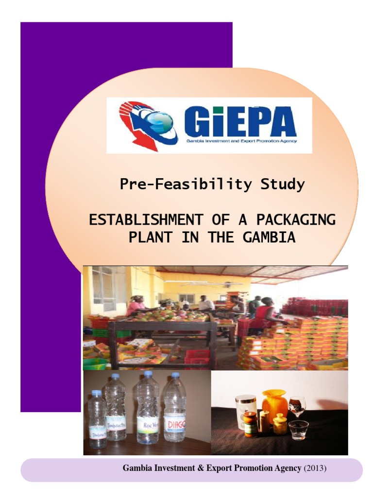 Packaging Plant Investment Proposal | PDF | Feasibility Study ...