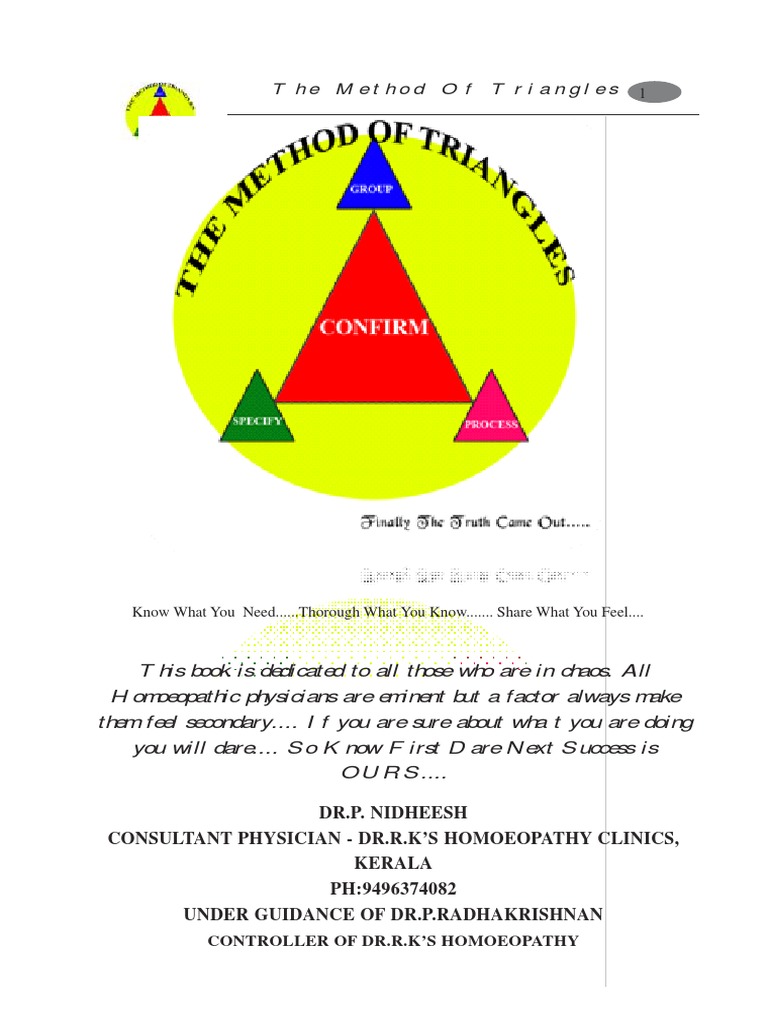 Method of Triangles Preview | PDF | Homeopathy | Temperament