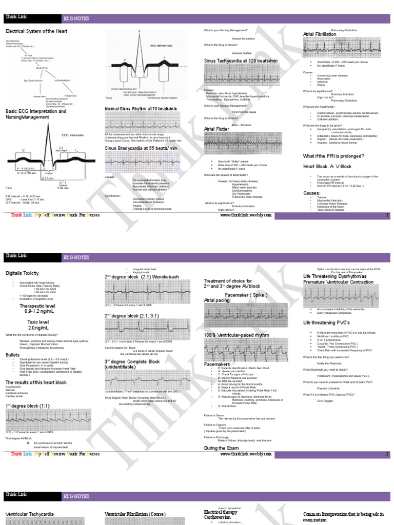 Ecg Final Distribution | PDF | Heart | Electrocardiography
