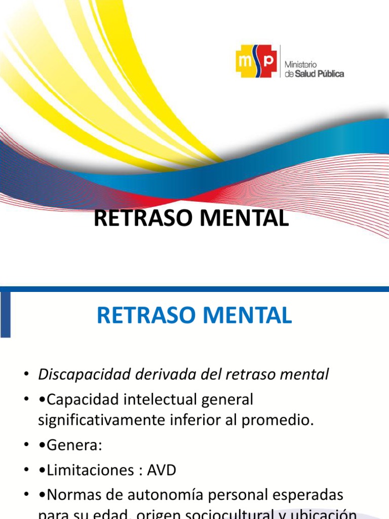 Retraso Mental | PDF | Discapacidad intelectual | Cociente de inteligencia