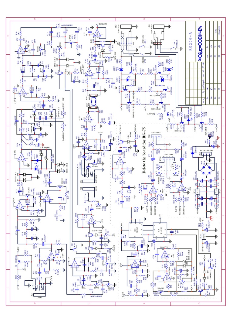RG200 - Schematic A | PDF | Rolling Stock
