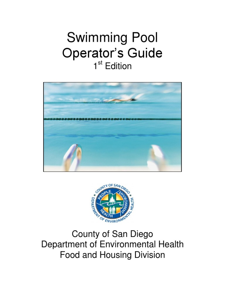 Pool Operator Handbook | PDF | Swimming Pool | Pump