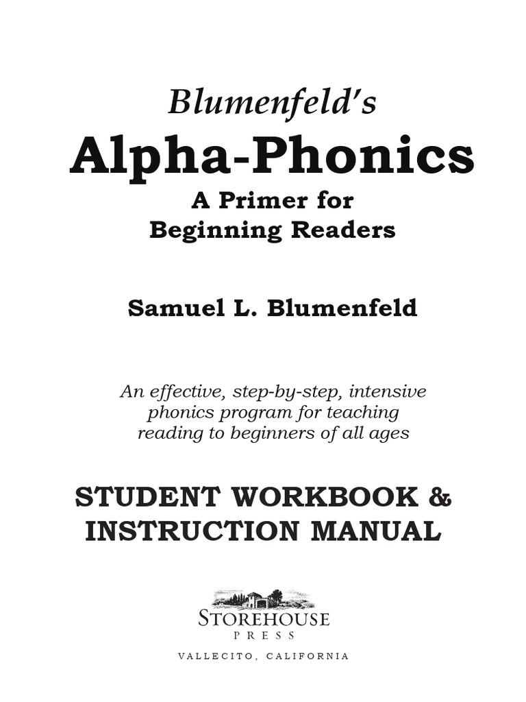 Alpha Phonics Primer Sample | PDF | Phonics | Consonant