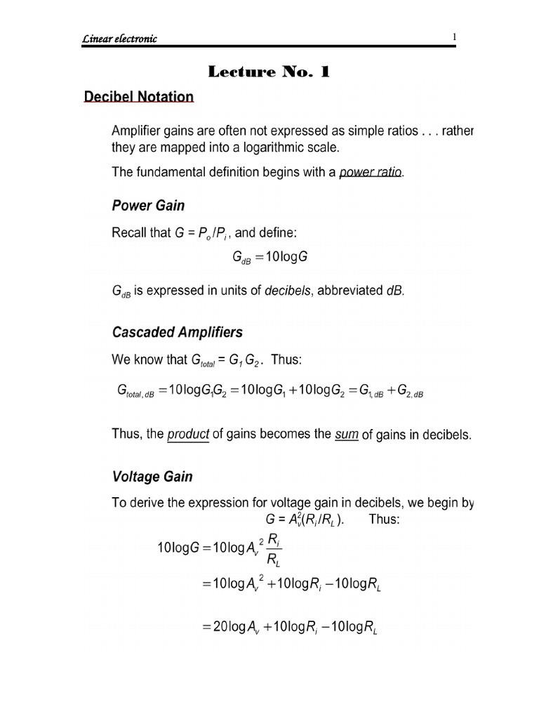 Electronic II Part 1 | PDF | Amplifier | Bipolar Junction Transistor