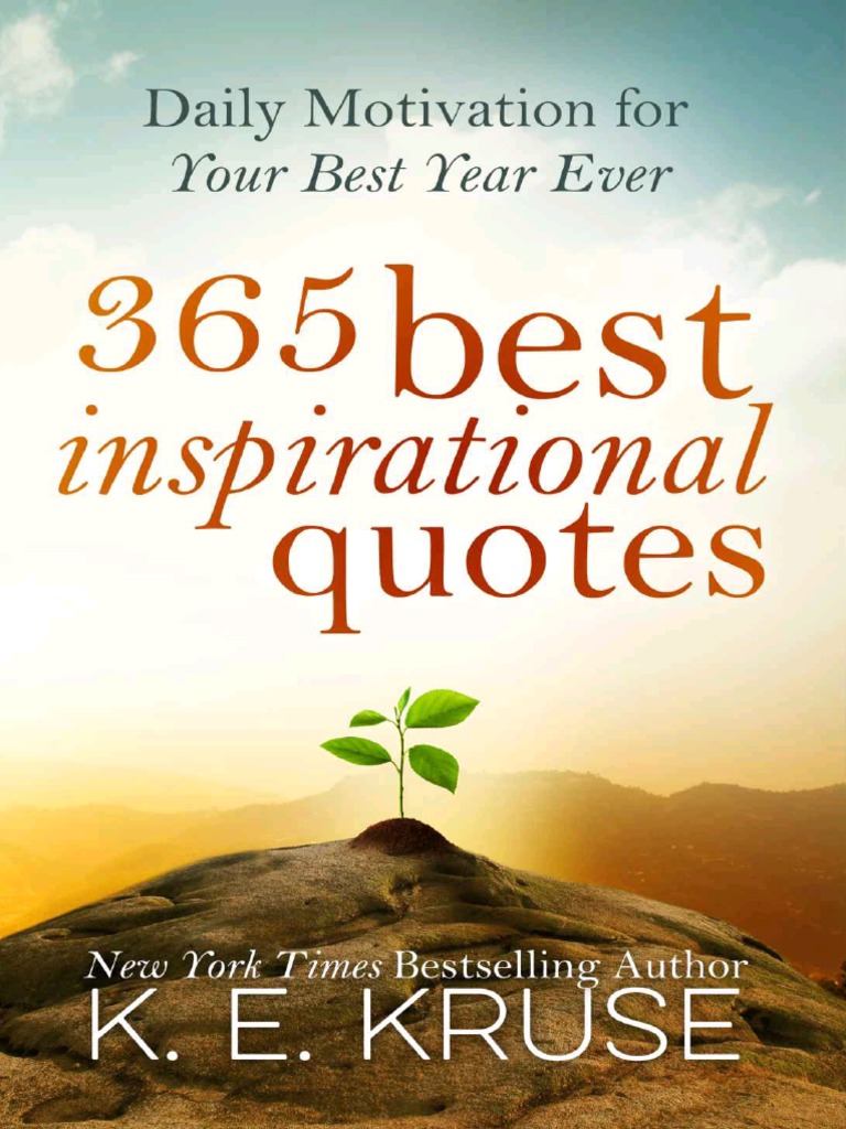 365 Best Inspirational Quotes | PDF | Leadership | Motivation
