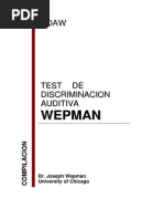 Test de Wepman (Prueba de Discriminación Auditiva) | PDF | Lingüística ...