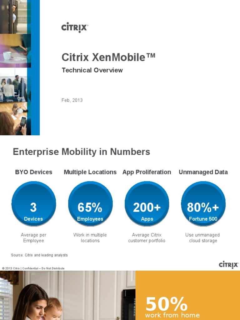 Citrix XenMobile Tech Deck - V1.6 | PDF | Citrix Systems | Mobile App